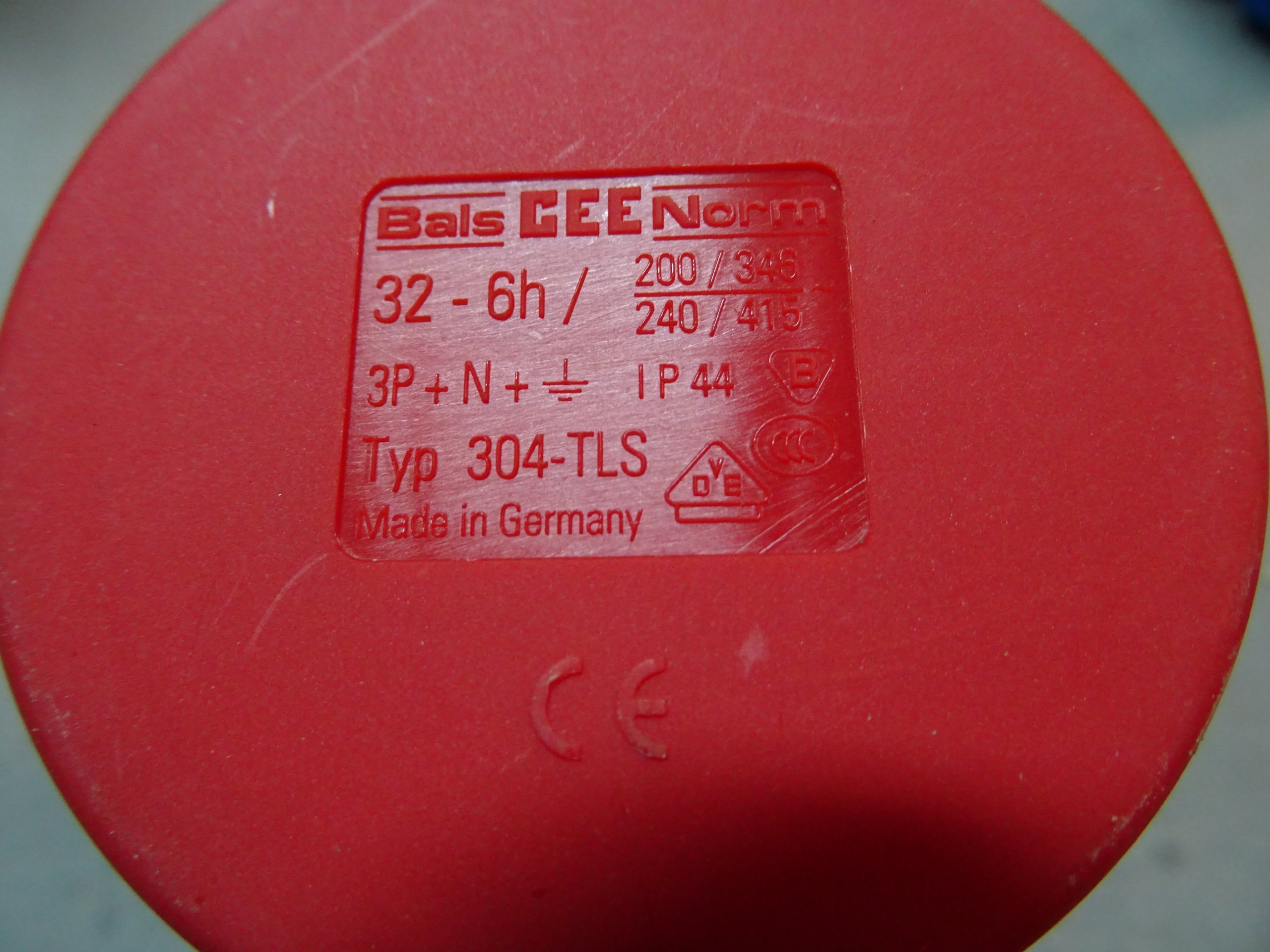GNIAZDO SIŁOWE BALS CEE NORM 304-TLS 32-6H GERMANY (4024941192309 ...