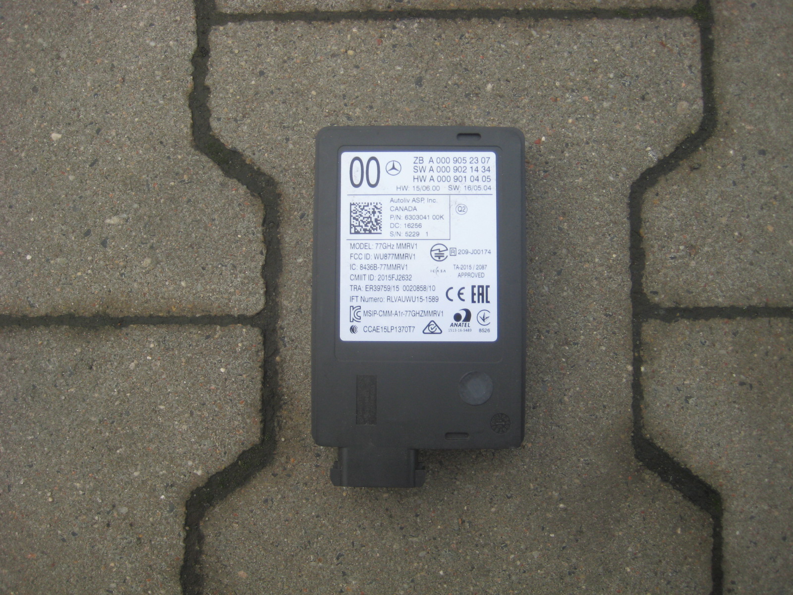 MERCEDES 213 222 W222 S KLASA RADAR SENSOR za 590.00PLN z Rakoniewice ...