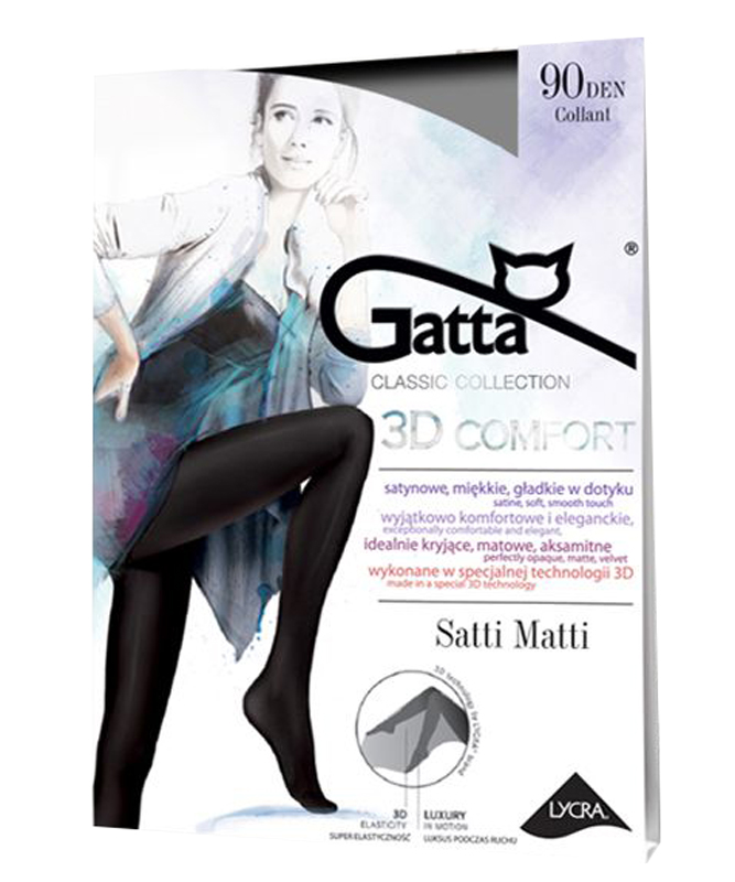 Gatta rajstopy ! SATTI MATTI 90 den 3D # 4 L • Cena, Opinie • Rajstopy ...