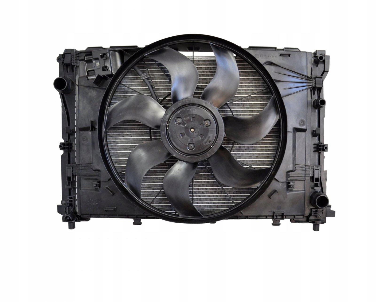 KOMPLET CHŁODNICA WENTYLATOR MERCEDES C-KLASA W205 7349647172 - Allegro.pl