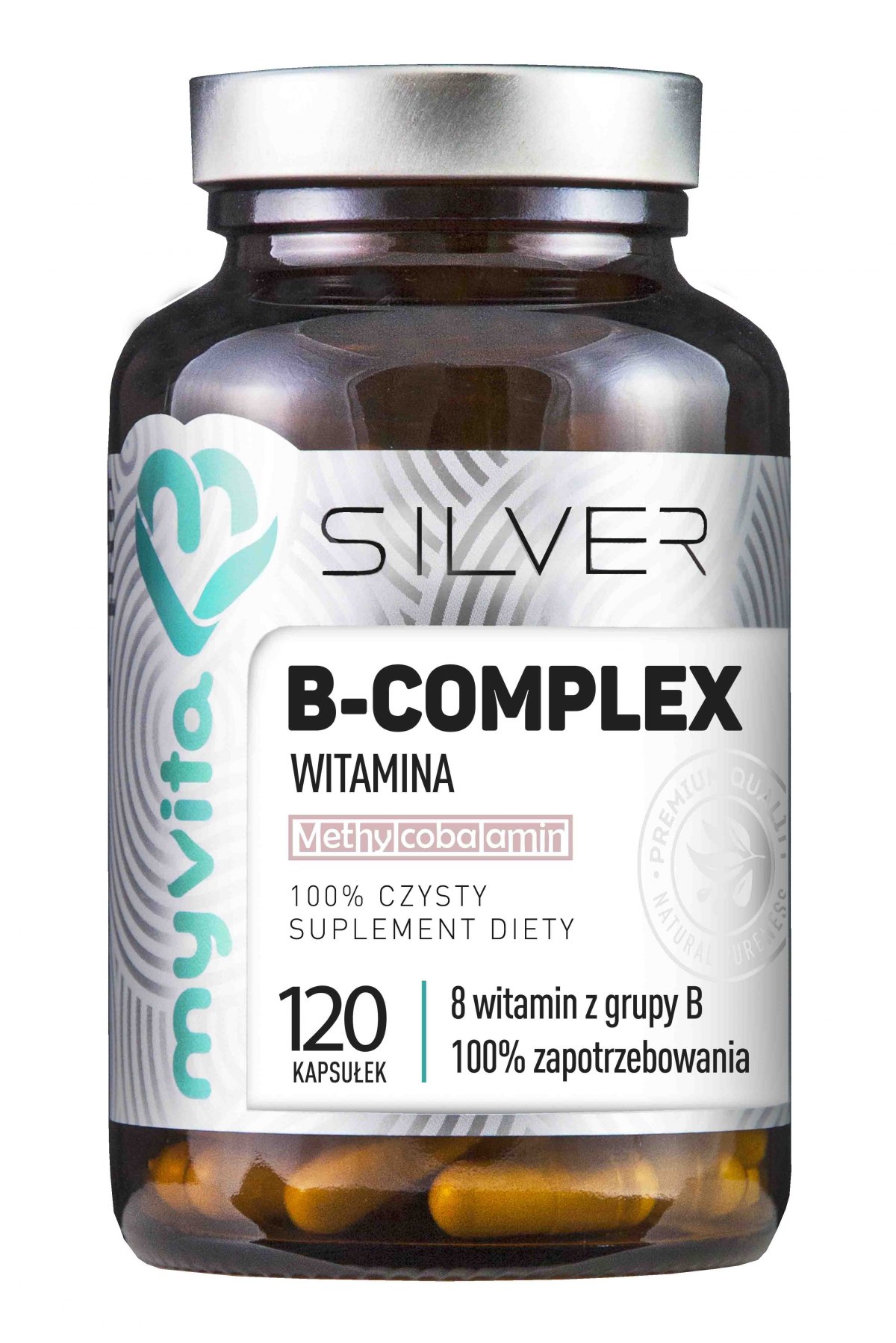 WITAMINA B-COMPLEX 100% 120 KAPS. Myvita (5903021590442) • Cena, Opinie ...