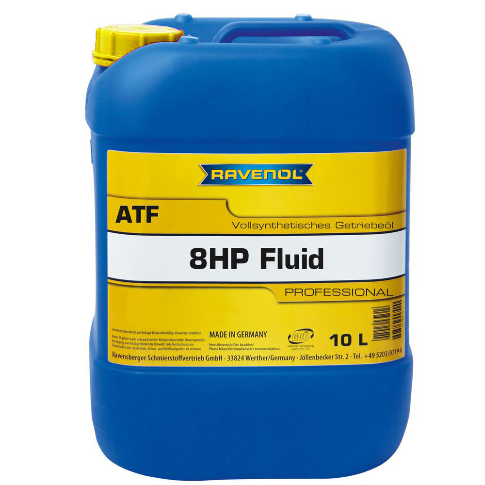 RAVENOL ATF 8HP Fluid 10L olej do skrzyni biegów automatycznej 1211124 ...