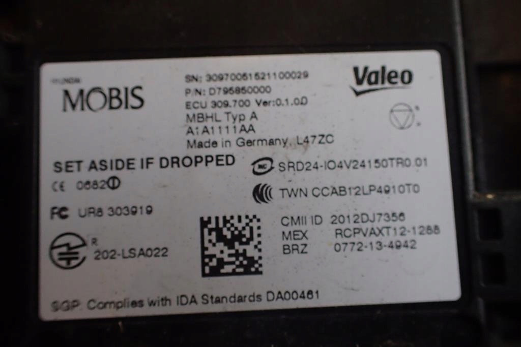 Distronic radar HYUNDAI TUCSON 15- купить в Украине на All-Parts - Киев ...