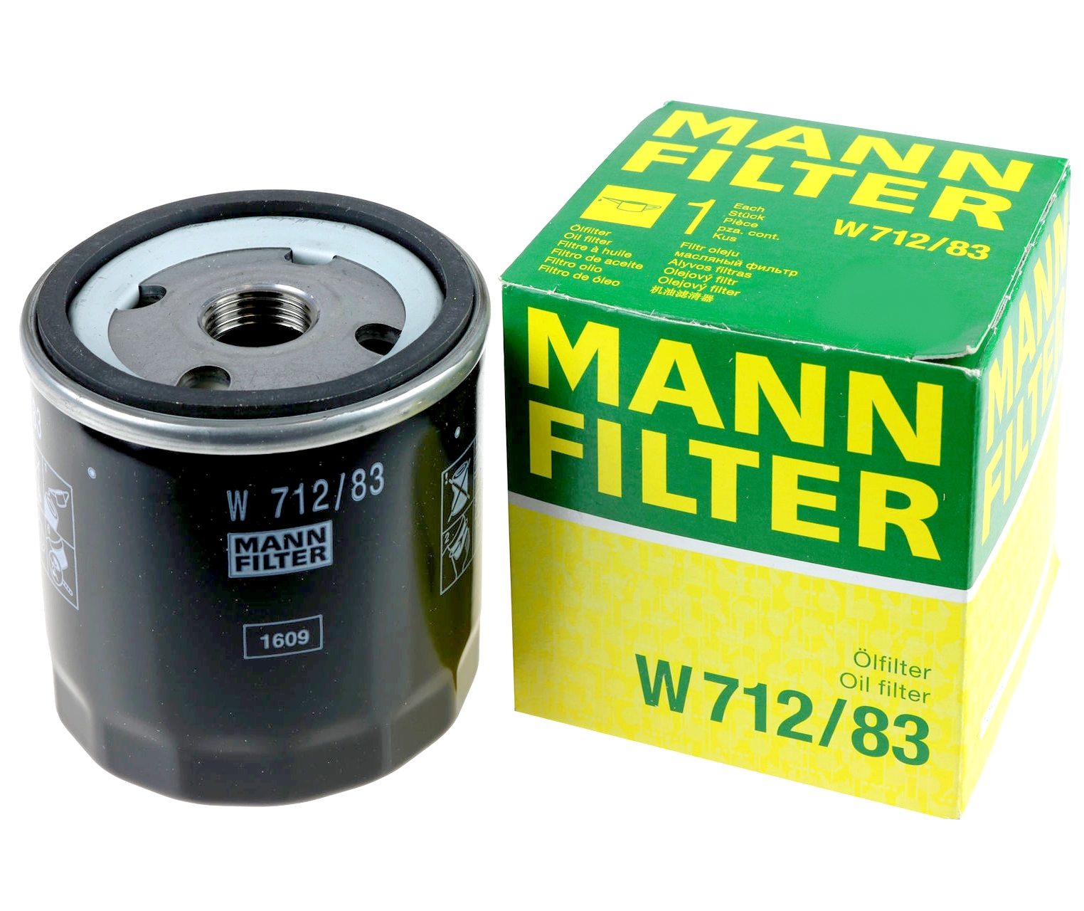 MANN FILTER FILTR OLEJU W712/83 TOYOTA LEXUS 7111602811 - Allegro.pl