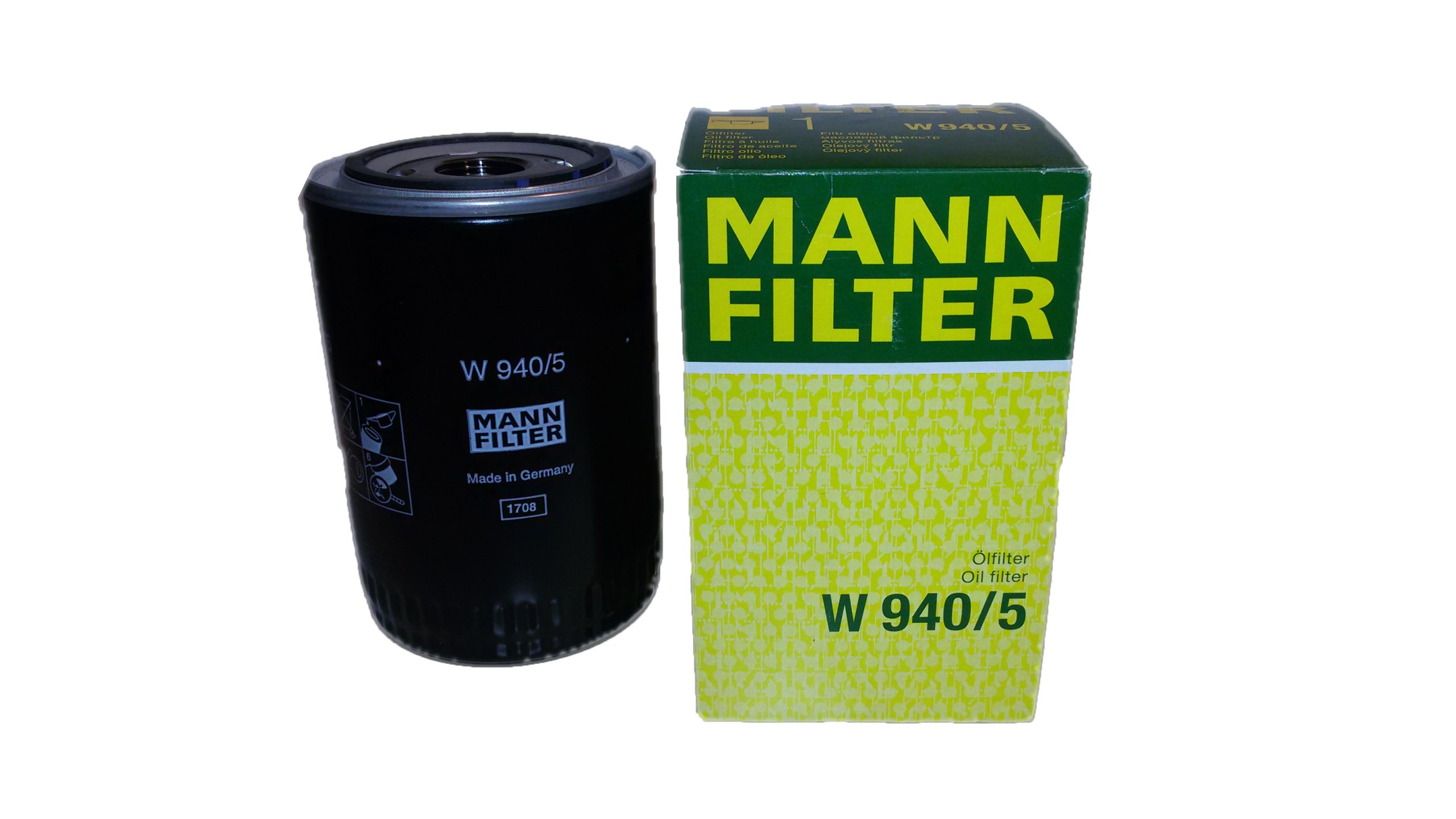W940/10 Mann-filter - Filtr w Filtry oleju silnikowego - Allegro.pl