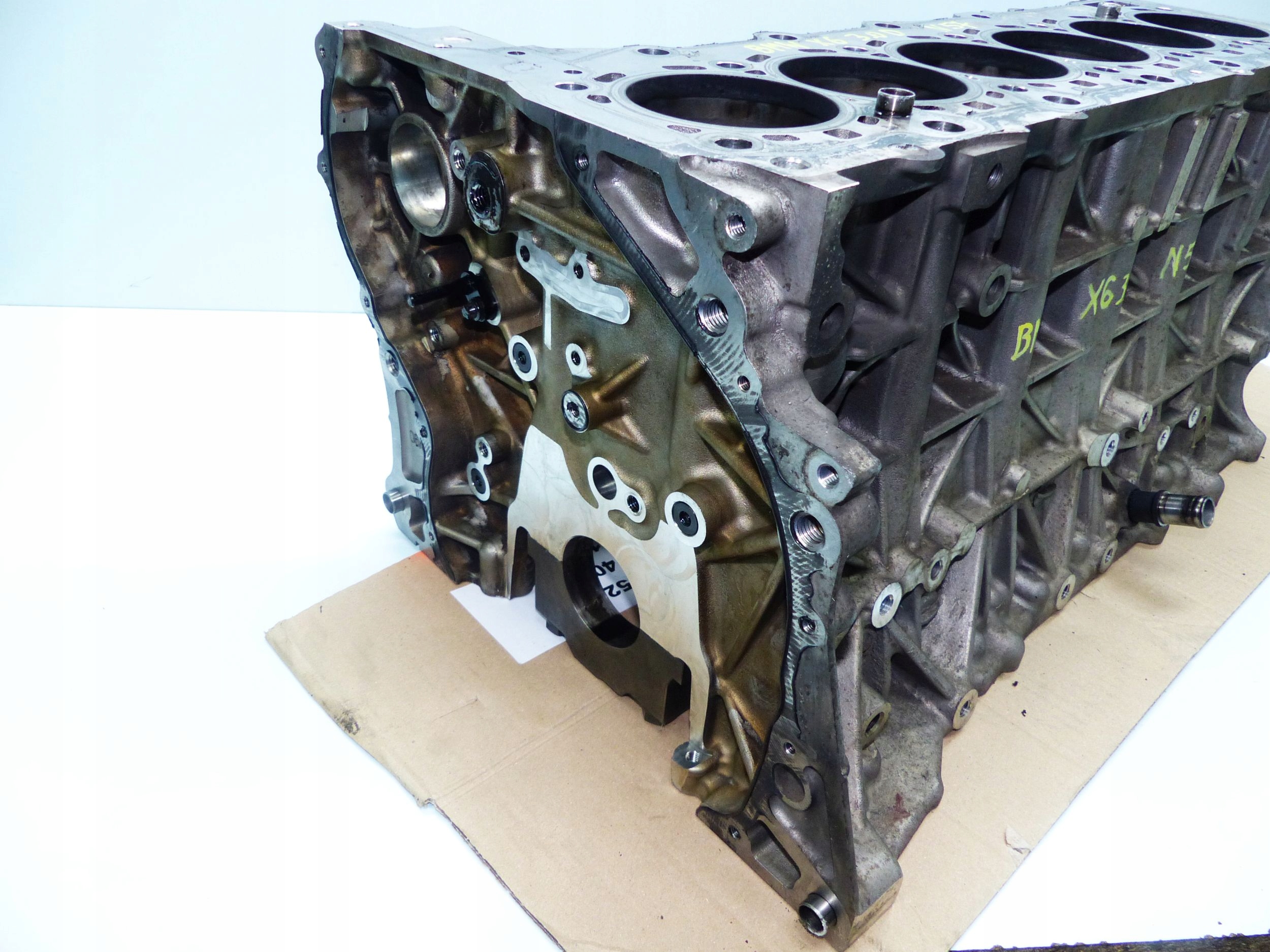 BMW X6 E71 X5 E70 F01 730D 3.0 D N57 BLOK SILNIKA - 7674974662 ...