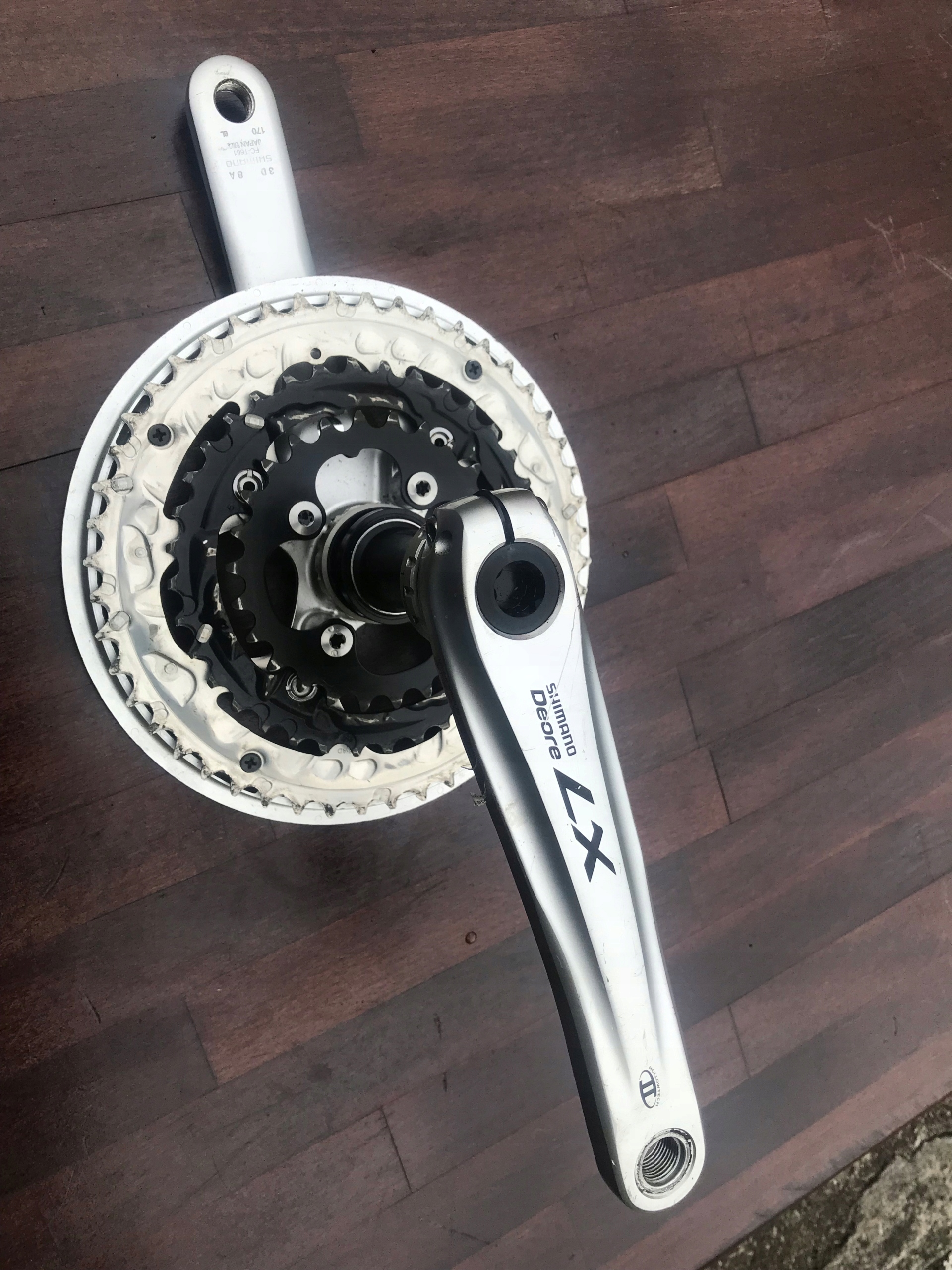 SHIMANO DEORE LX FC-T661 KORBA 48-36-26T 170mm 9s - 7553074818 ...