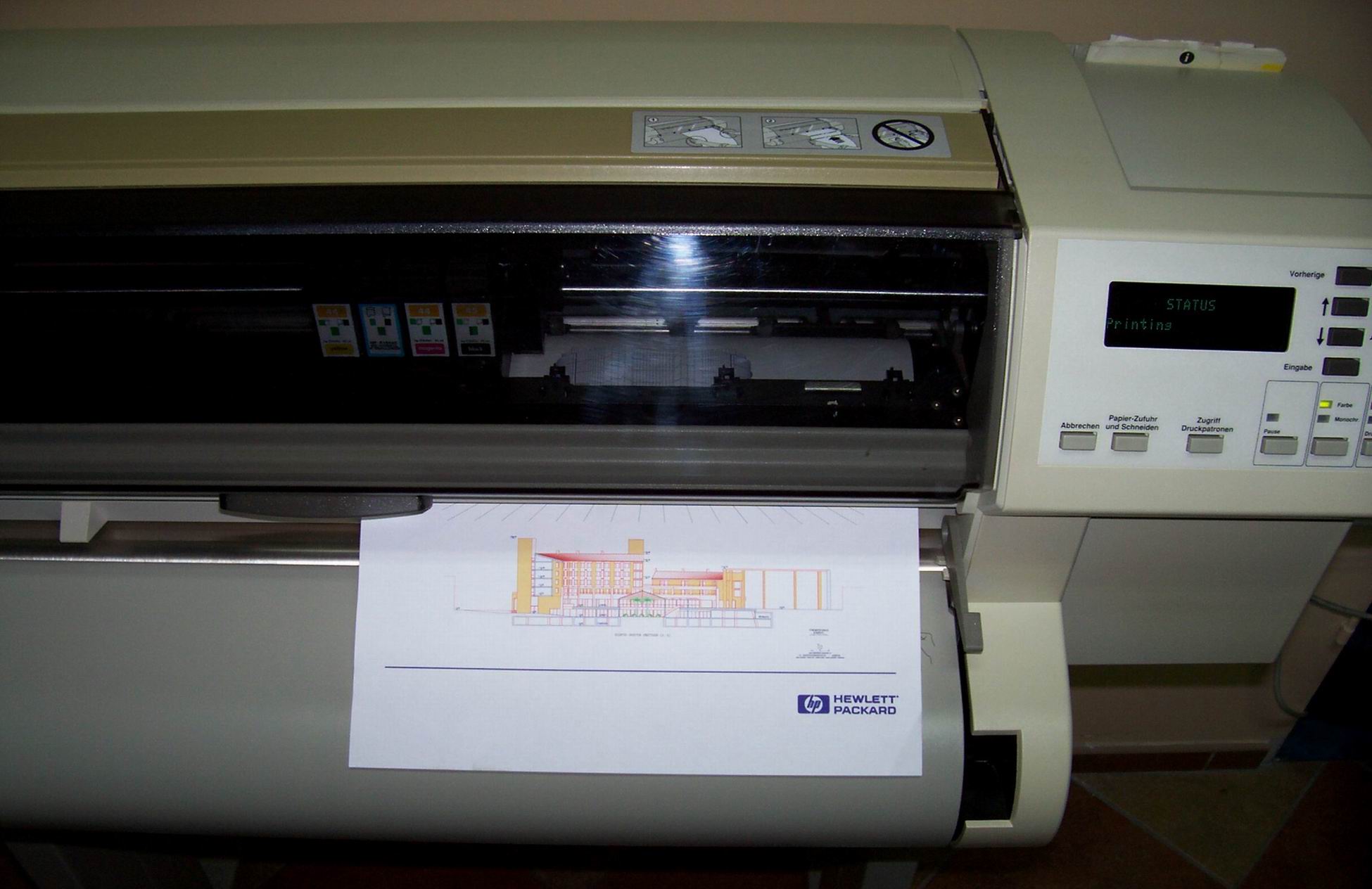 HP DesignJet 750c ploter A0 Fv Gwarancja 12m - 7568634772 - oficjalne ...