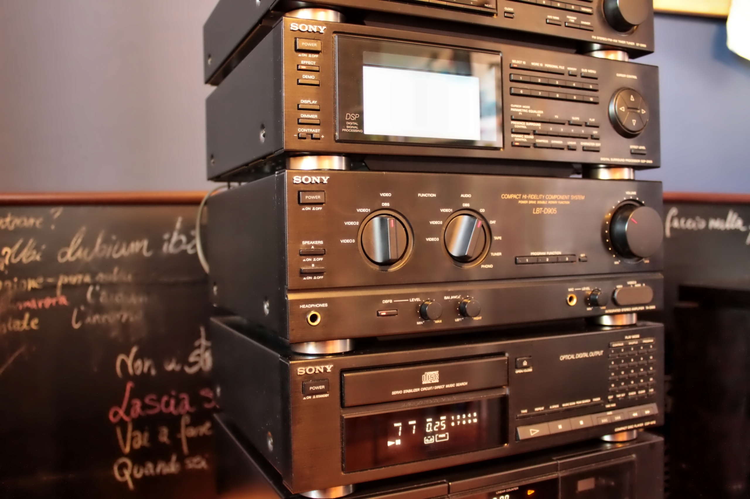 ZESTAW SONY LBT-D905 wzmacniacz hI-fi , DSP ,deck - 7582591505 ...