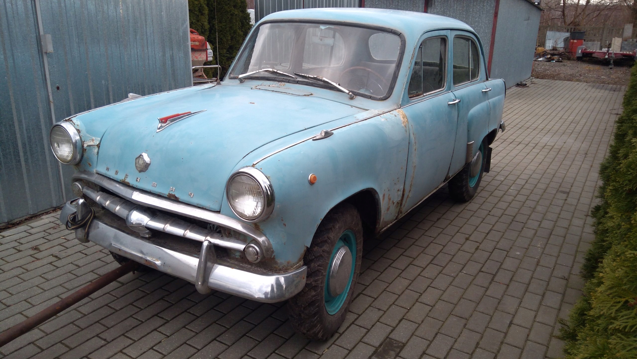 Moskwicz 410 4x4,unikat, jedyny w Polsce, Moskvicz - 7385682758 ...