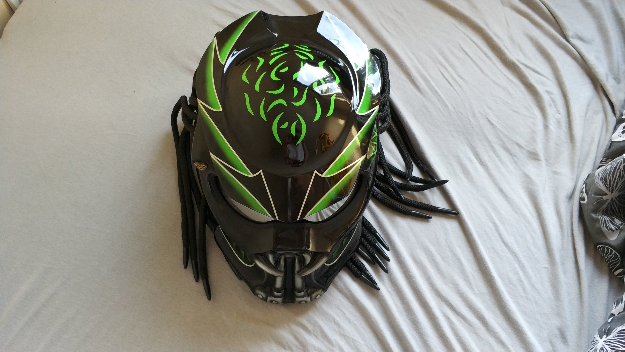 Kask Predator L zielony kawasaki ZOBACZ! OKAZJA! - 7143916834 ...