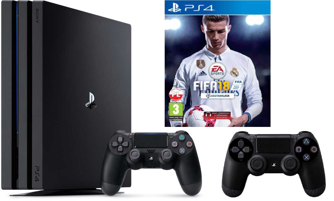 SONY PLAYSTATION 4 PS4 PRO 1TB +FIFA 18+2XPAD 24H! - 7077443368 ...