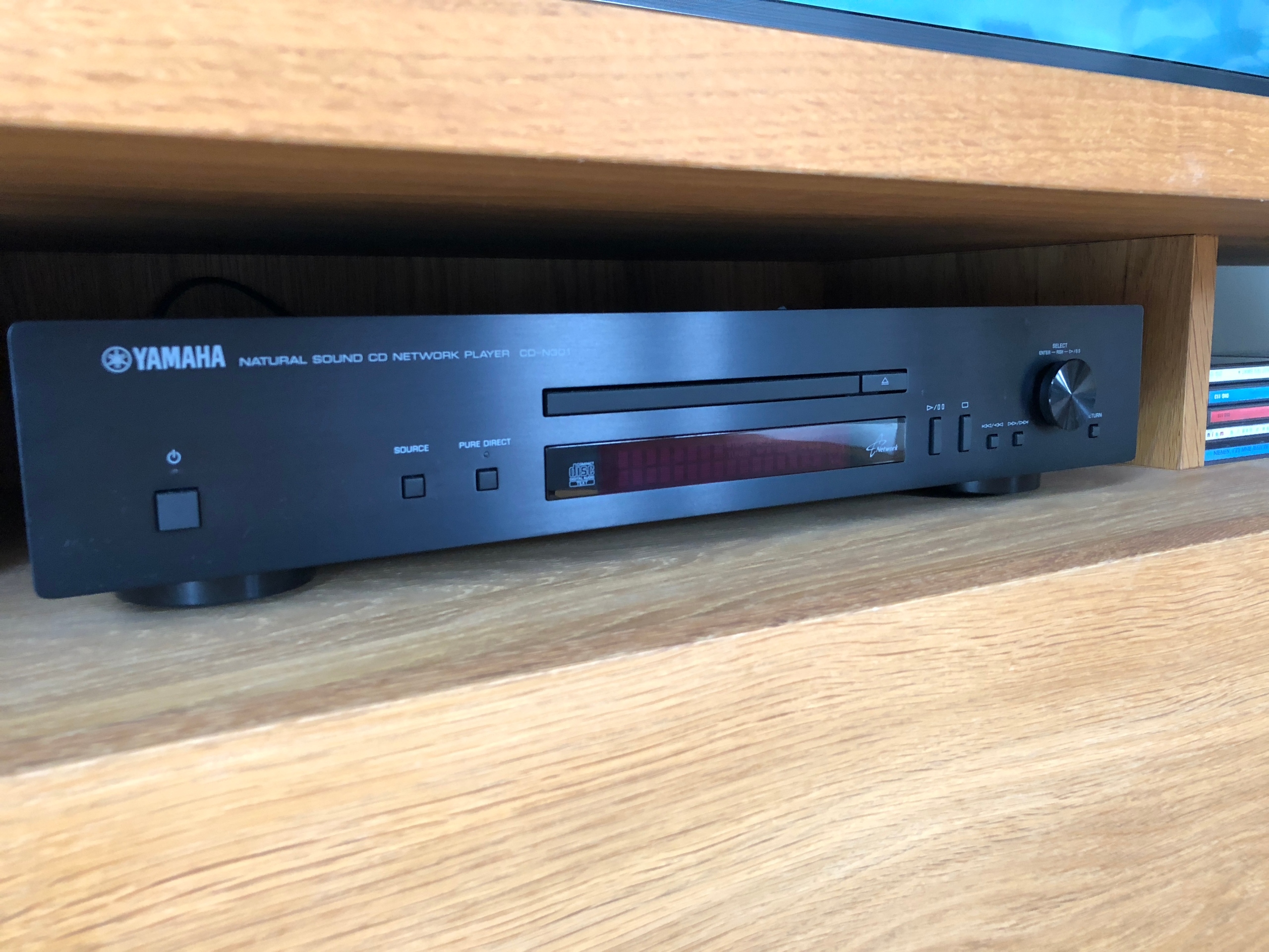 Odtwarzacz 2w1 Yamaha CD-N301 radio vTuner AirPlay - 7641298036 - oficjalne archiwum allegro