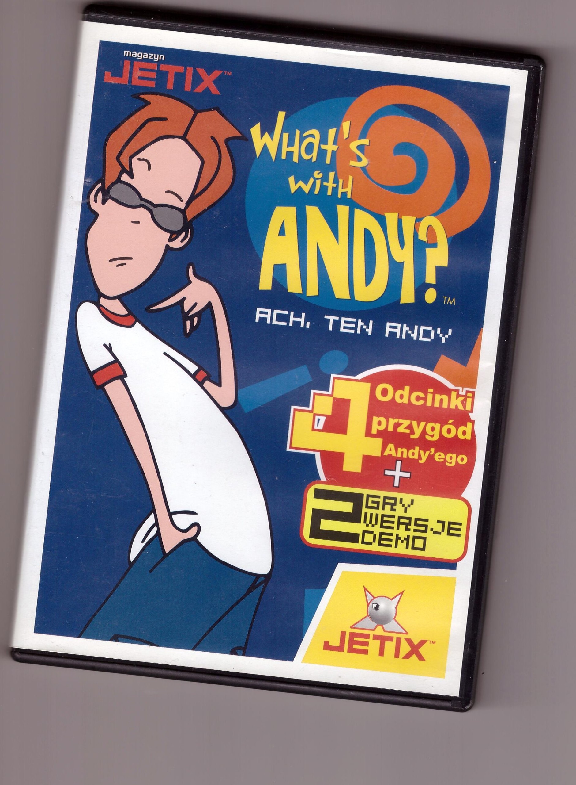 Jetix DVD płyta Ach ten Andy - bajka 4 odcinki gry - 7473065213 ...
