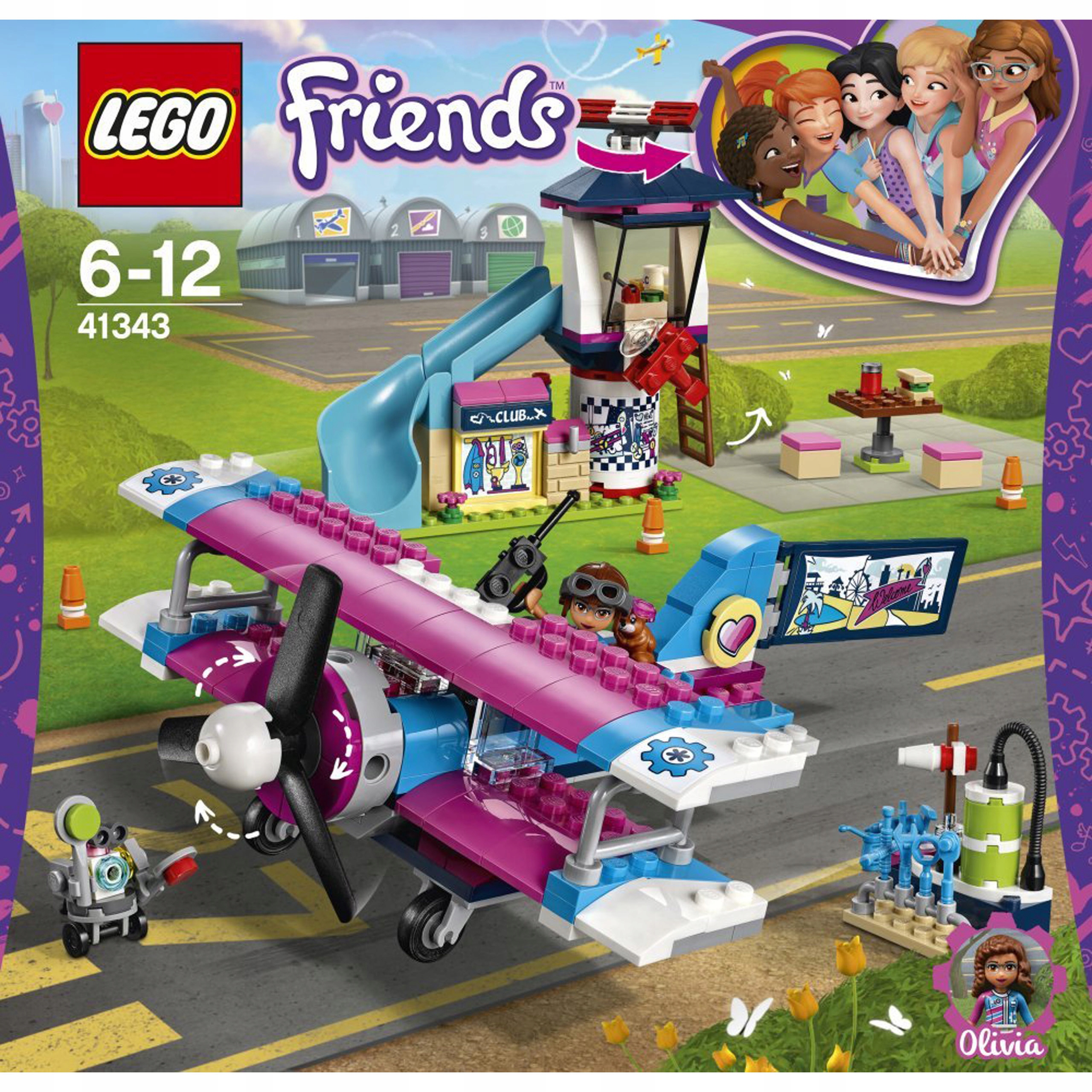 LEGO FRIENDS 41343 LOT SAMOLOTEM NAD HEARTLAKE - 7614394554 - oficjalne ...