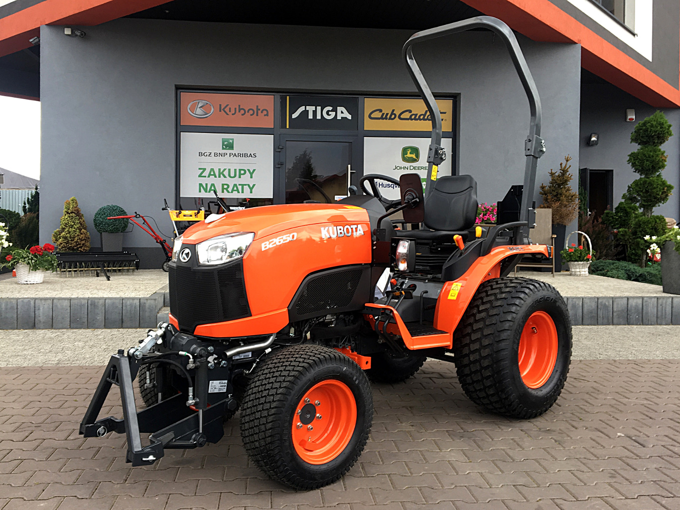 Mini traktorek komunalny ogrodniczy Kubota B2650 + - 7025645956 ...