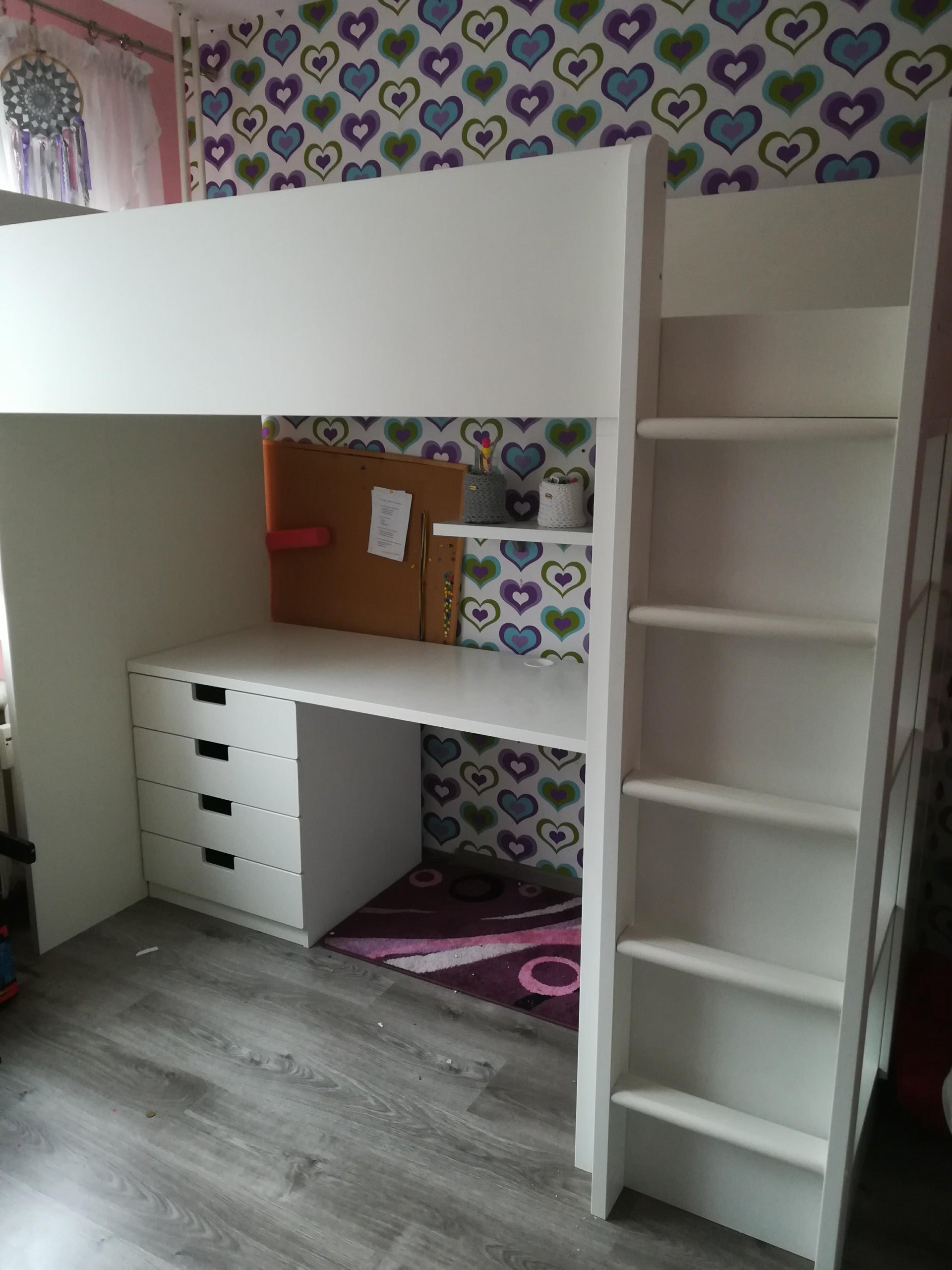 IKEA Łóżko piętrowe z biurkiem - 7250972964 - oficjalne archiwum allegro