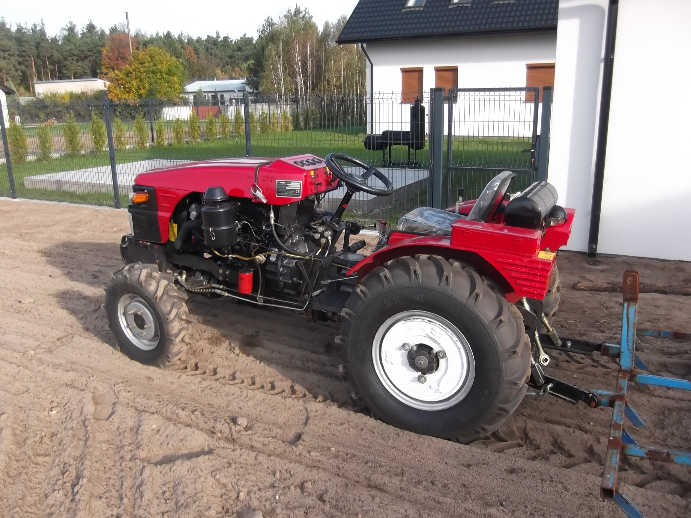 MINI TRAKTOR OGRODNICZY 4X4 NOWY WSPOMAGANIE 25 KM - 7002879672 ...