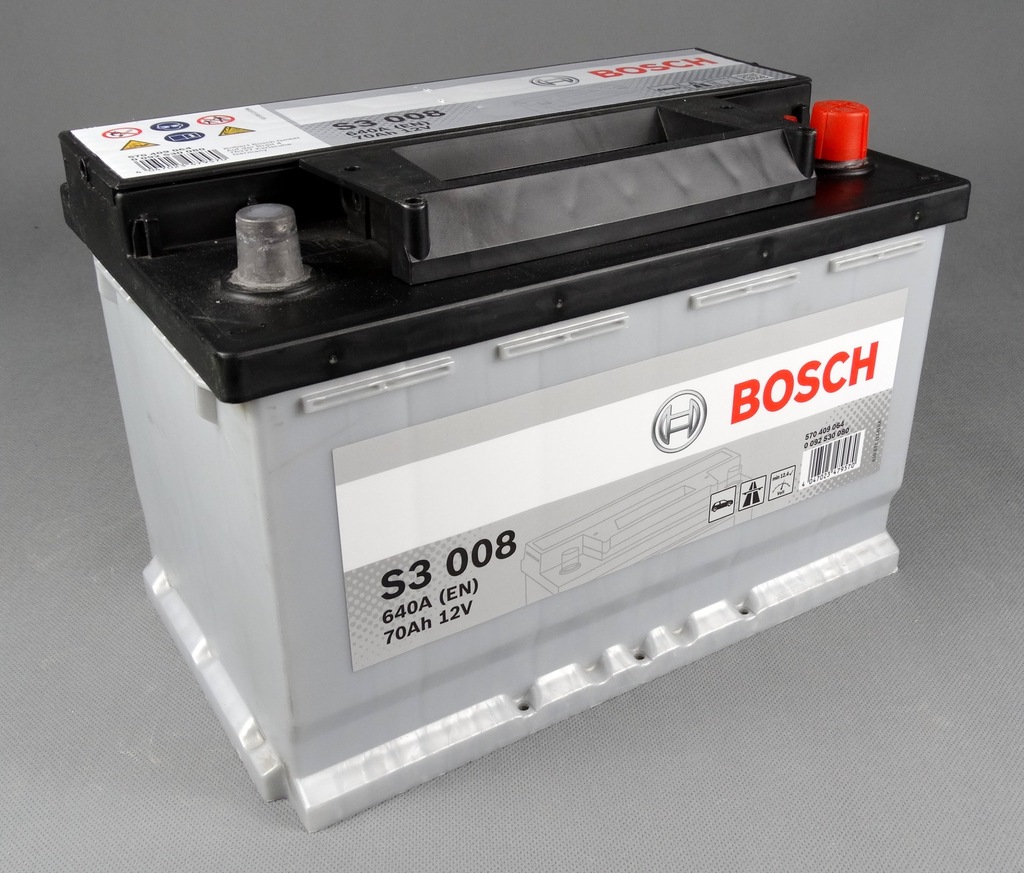 AKUMULATOR BOSCH SILVER S3008 70AH 640A S3 008 - 7153798791 - oficjalne archiwum Allegro