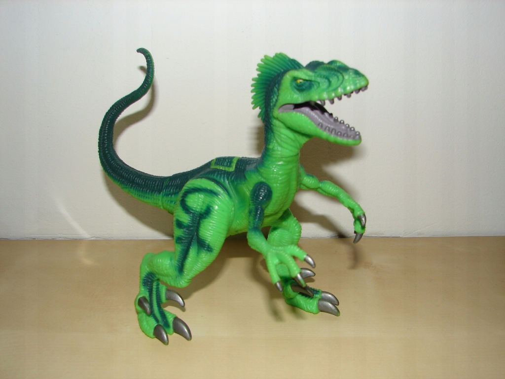 JURASSIC PARK - GREEN RAPTOR DINOSAUR - OKAZJA - 7503500726 - oficjalne ...