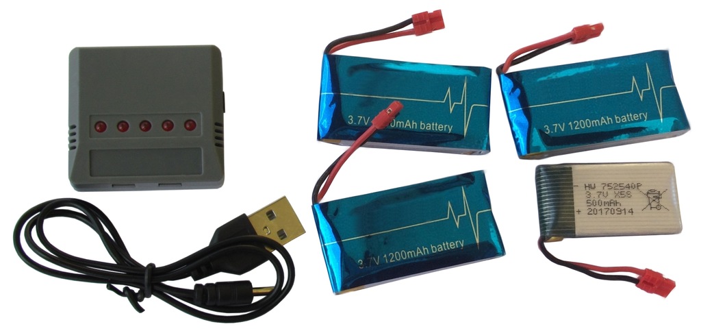 MEGA ZESTAW DRON SYMA X5HW 4 AKUMULATORY 1200mAh - 6965987162 ...