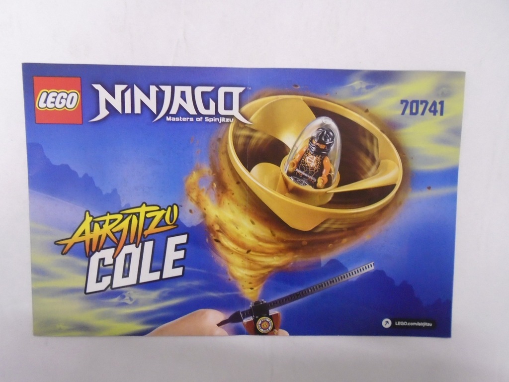 LEGO INSTRUKCJA Ninjago:Airjitzu Cole Flyer 70741 - 7392024900 ...