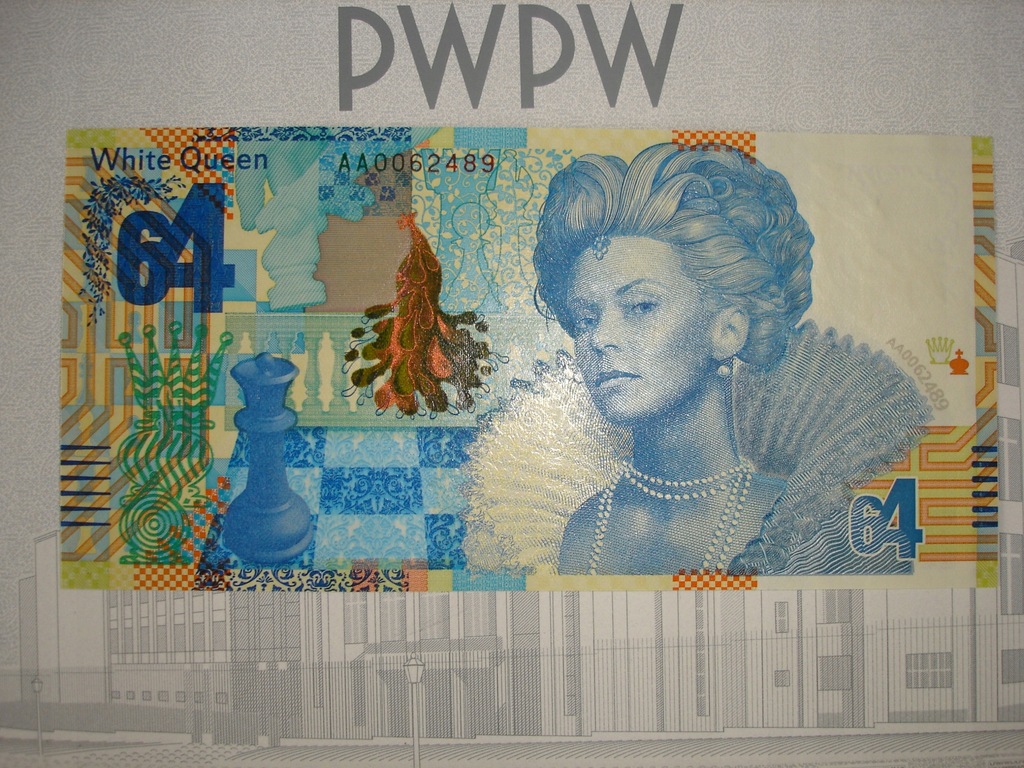 Szachy White Queen - banknot testowy PWPW - 7553941835 - oficjalne ...