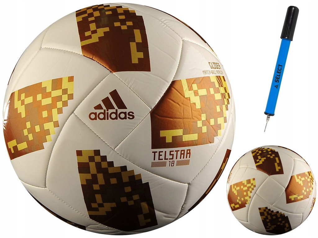 PIŁKA ADIDAS TELSTAR 18 GLIDER CE8099 POMPKA r 4 S - 7073647910 ...