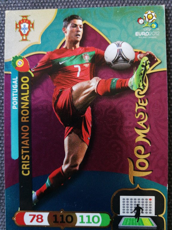 RONALDO TOP MASTER - PANINI EURO 2012 - 7366907861 - oficjalne archiwum ...