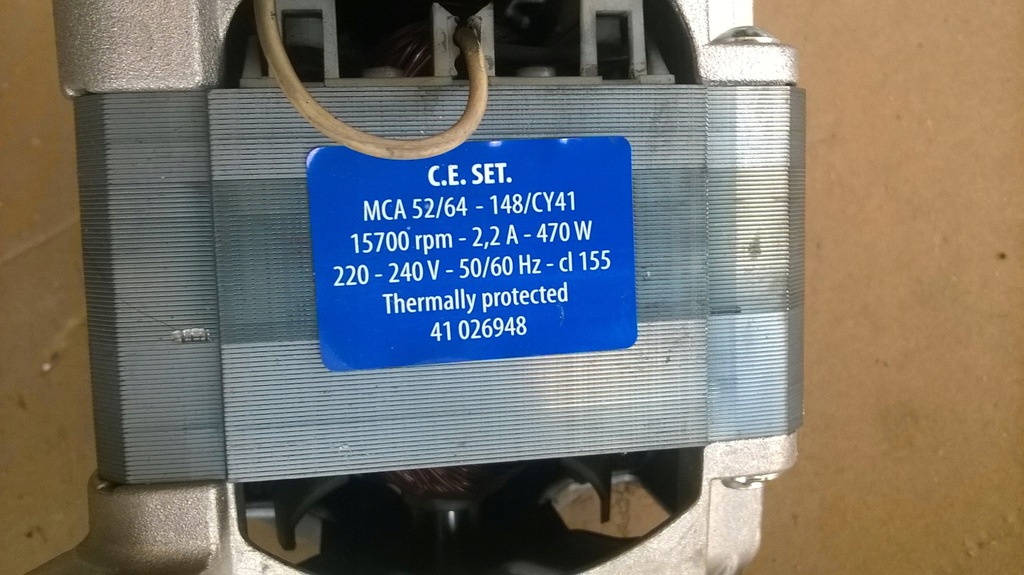 Silnik pralki Candy EVO4 1274LW MCA 52/64-148/CY41 - 7377603230 - oficjalne archiwum Allegro