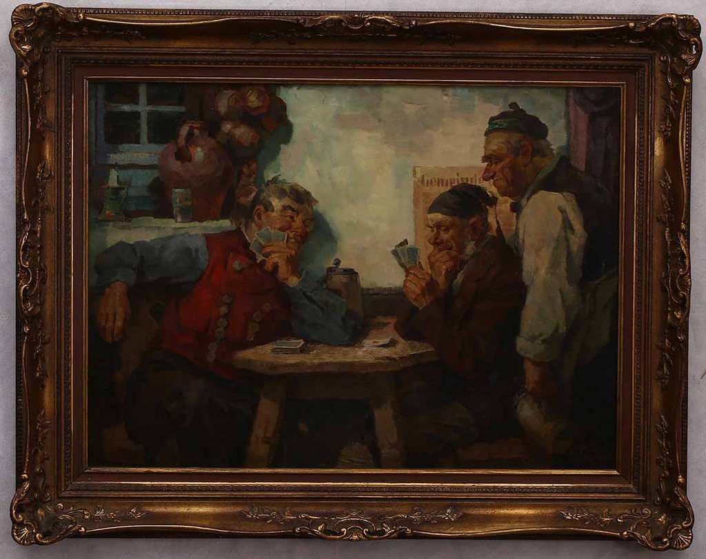 Herman Prediger (1886-1970 Niemcy) piękny obraz - 7668756907 ...