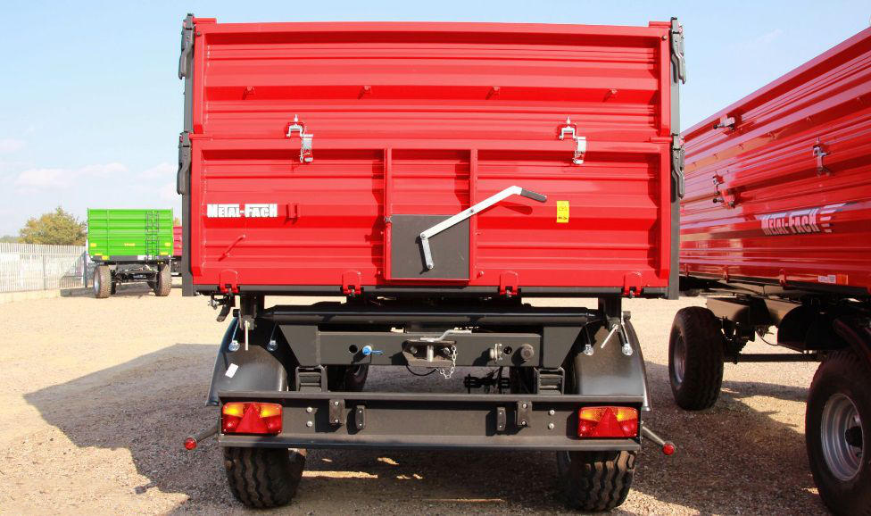 Przyczepa Dwuosiowa 8T Wywrotka METAL-FACH T-710/2 - 7272346048 - oficjalne archiwum Allegro