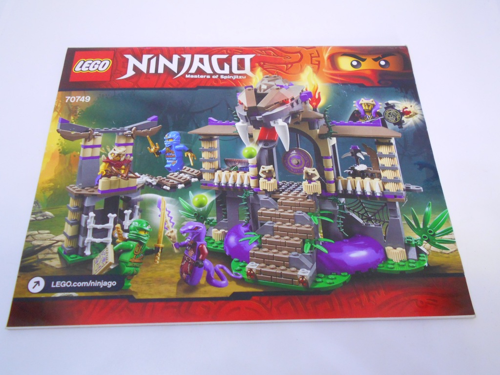 Instrukcja LEGO Ninjago Enter the Serpent 70749 - 7261975932 ...