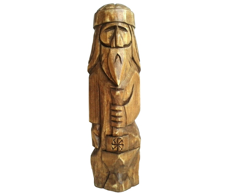 SWARÓG - SŁOWIAŃSKI BÓG - Figurka z drewna 22cm - 7323593043 ...