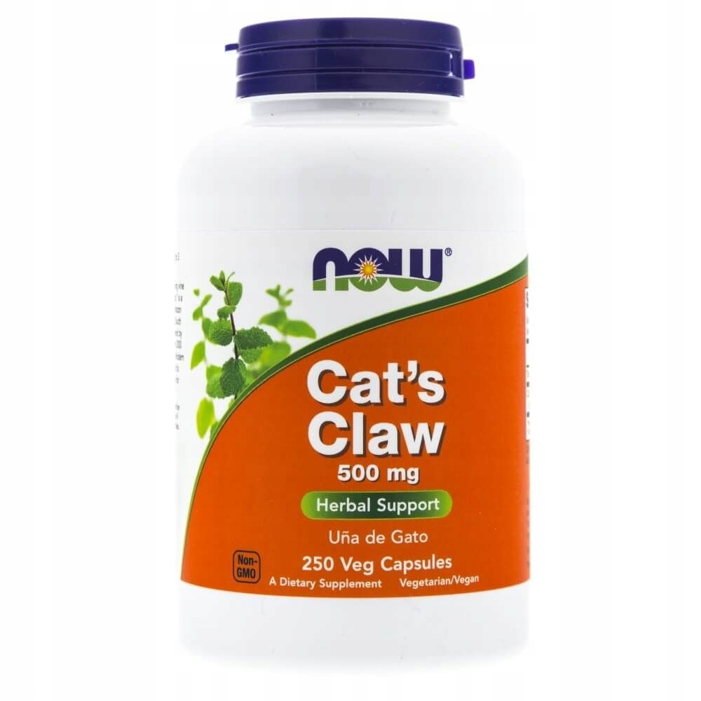 NOW FOODS KOCI PAZUR CAT'S CLAW 500 MG - 250 KAPS. - 7617240040 ...
