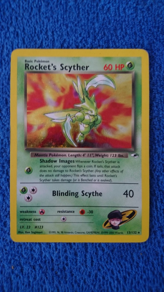 Karta Pokemon - Rocket Scyther - 7477216536 - oficjalne archiwum Allegro