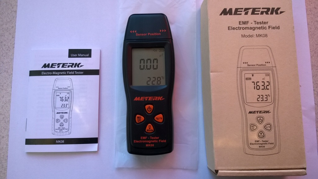 Miernik pola elektromagnetycznego METERK MK08 - 7752084705 - oficjalne ...