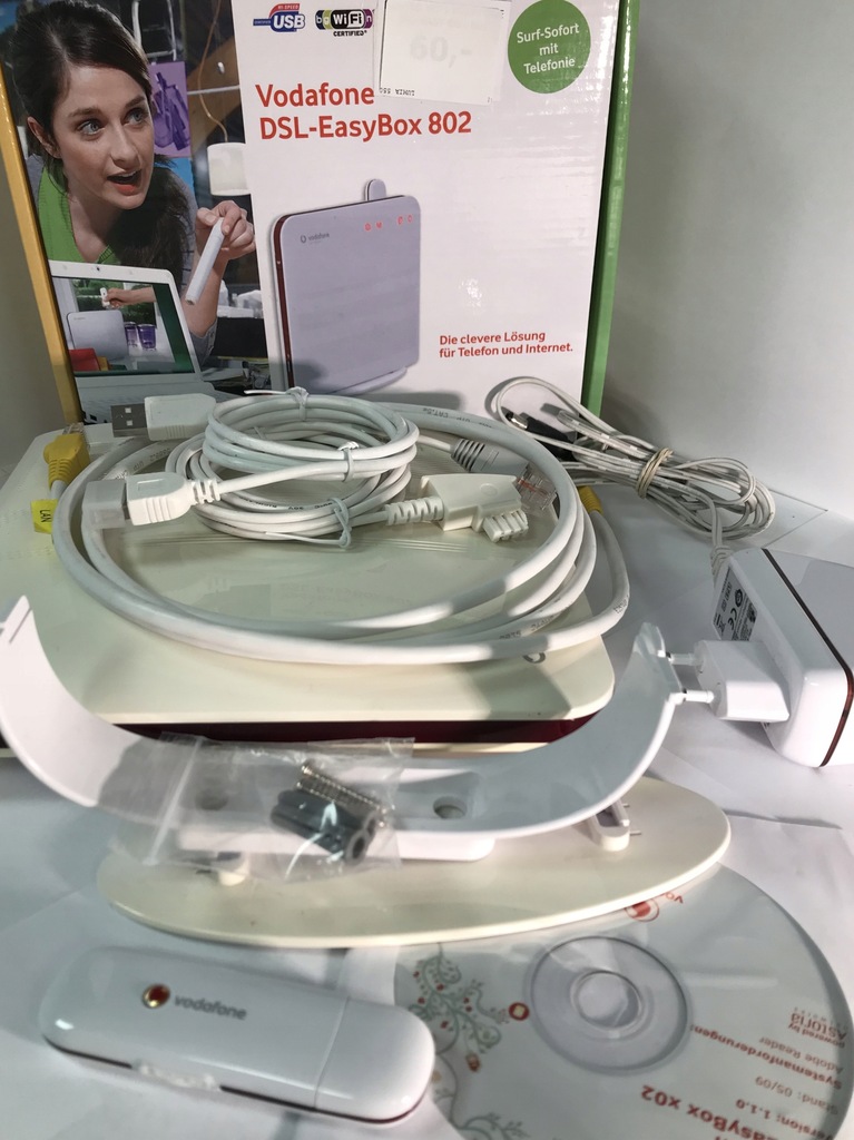 ROUTER VODAFONE DSL-EASYBOX 802 *OKAZJA!* - 7450247430 - oficjalne ...