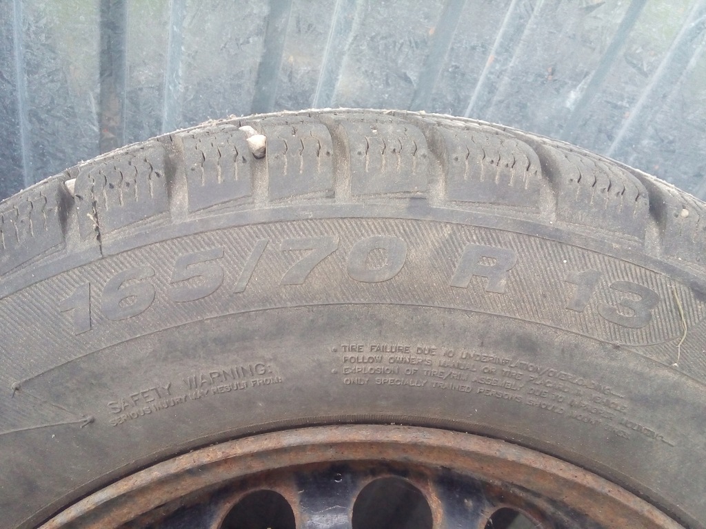 Opony Zimowe koła felgi 165/70 R13 - 7708614960 - oficjalne archiwum ...