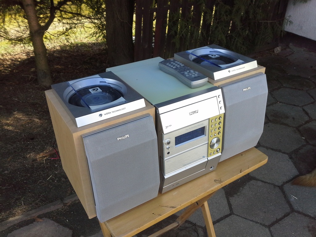 Kolumny Philips MC 70 + sub. + Wzmacniacz 2x 100W - 7273230625 ...