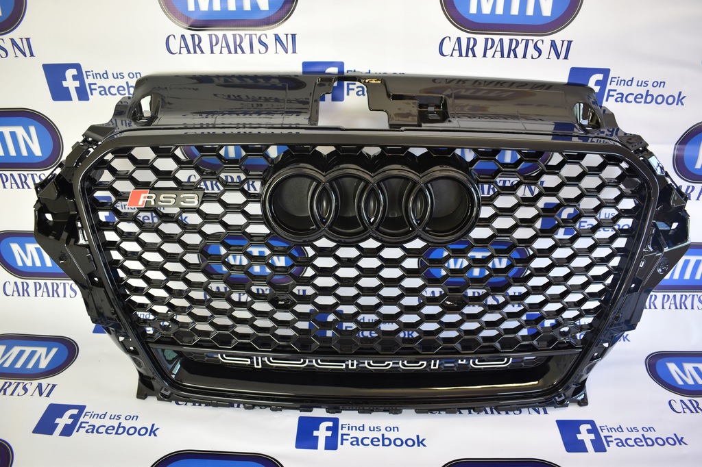 Grill Atrapa Audi A3 8v 13 Rs3 Czarny PoŁysk 7543438534 Oficjalne