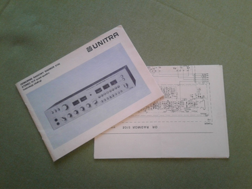 instrukcja schemat amplituner Unitra Radmor 5102 - 7334745311 ...