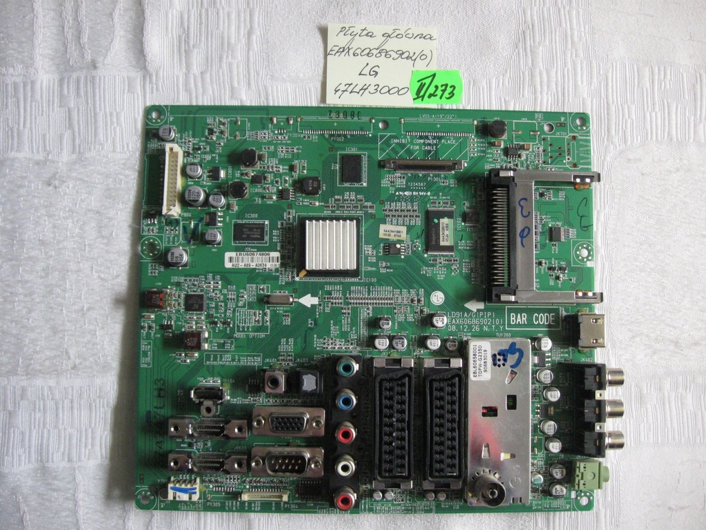 TV LG 47LH3000 Płyta Główna EAX60686902(0) - 7489579731 - oficjalne ...