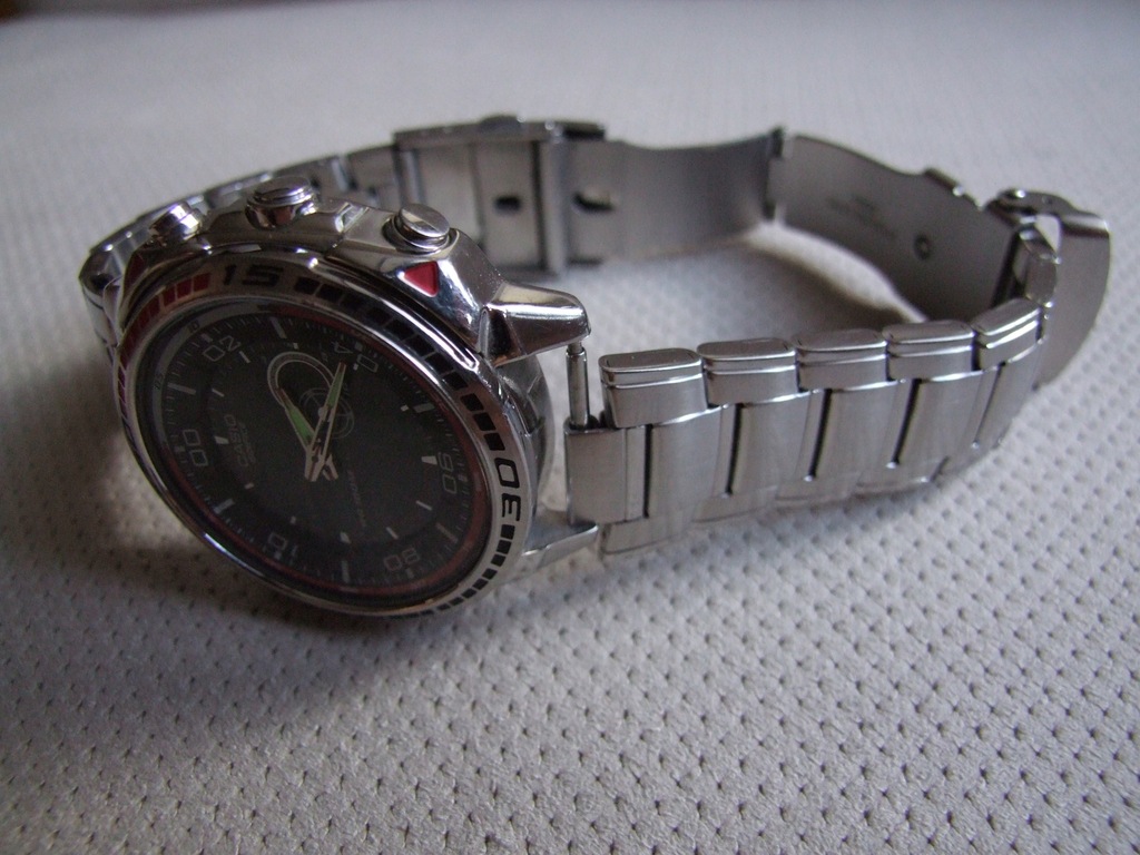 ZEGAREK CASIO EDIFICE EFA-121 @OPRACOWANY: JAPONIA - 7669243902 ...