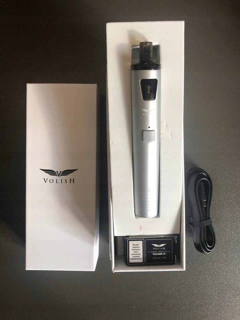 E-papieros Volish VIEW srebrny - 7619574745 - oficjalne archiwum Allegro