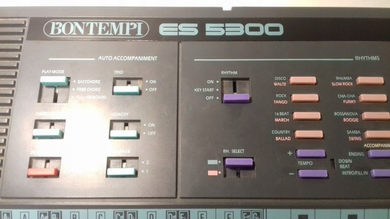 KEYBOARD BONTEMPI ES5300 - 7390183108 - oficjalne archiwum Allegro