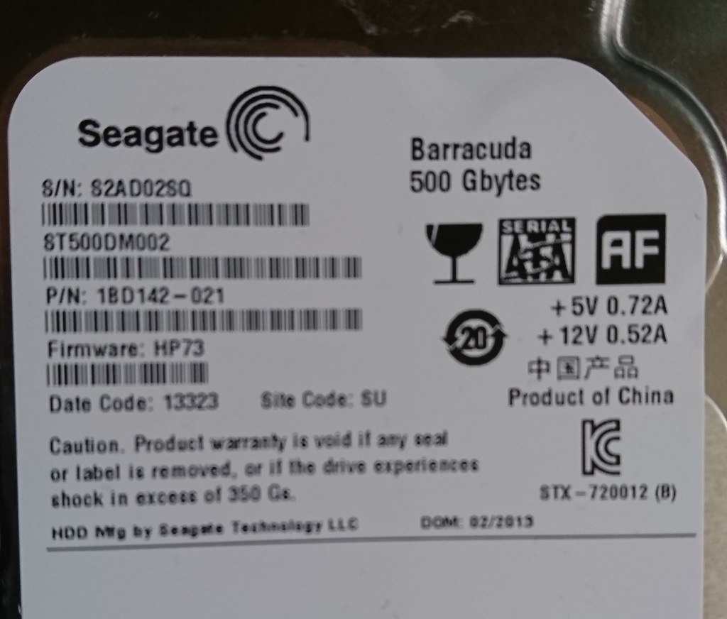 Seagate ST500DM002, 500 GB - 7426921563 - oficjalne archiwum Allegro