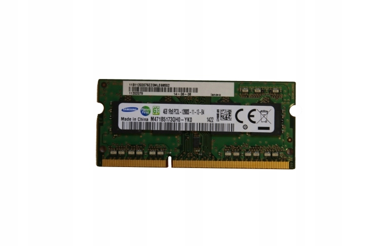 DDR3 SAMSUNG 4GB 1Rx8 PC3L-12800S-11-13-B4 - 7556494209 - oficjalne archiwum Allegro