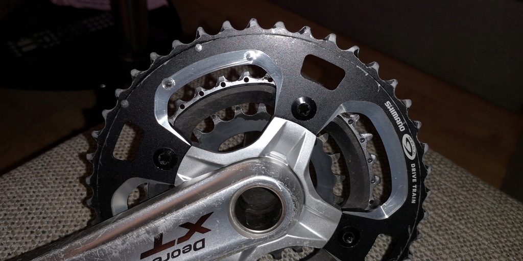 Korba Shimano Deore XT FC-M770 175mm 44/32/22 - 7681590854 - oficjalne archiwum Allegro