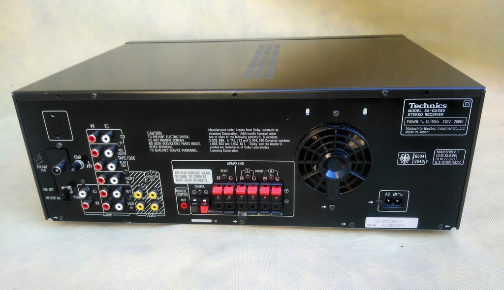 Amplituner Kina Domowego Technics SA-GX550 - 7647488509 - oficjalne ...
